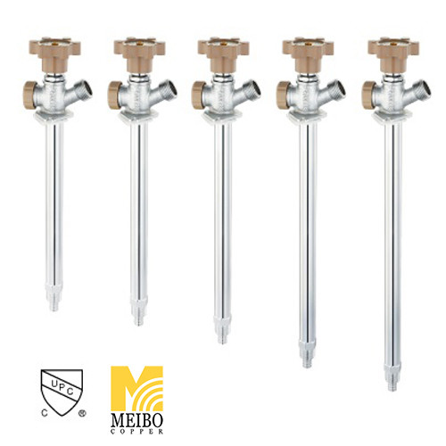 Water Oil Gas Anti Siphon Frost Free Valve Quarter Turn PEX End Non ...